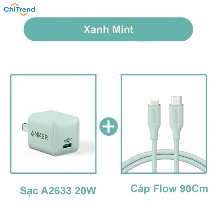 Cốc sạc nhanh Anker Powerport III Nano A2633 20W