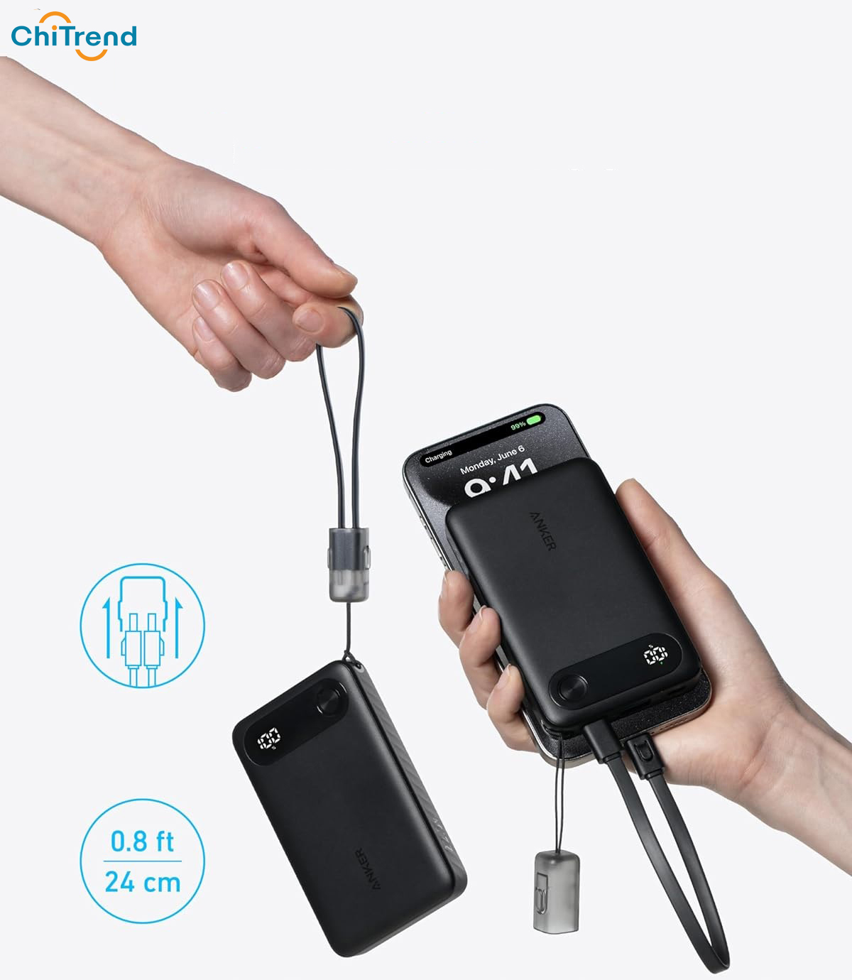 Pin sạc dự phòng 10000mAh 22.5W Anker A1257